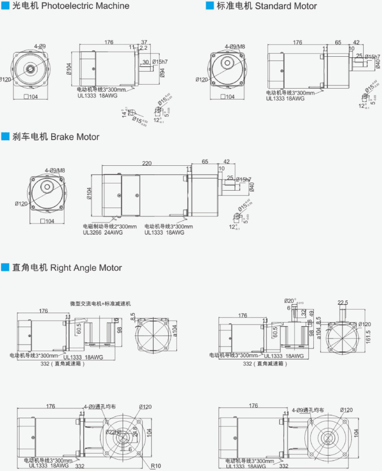 140W Miniature Constant Speed Motor - HM Motor