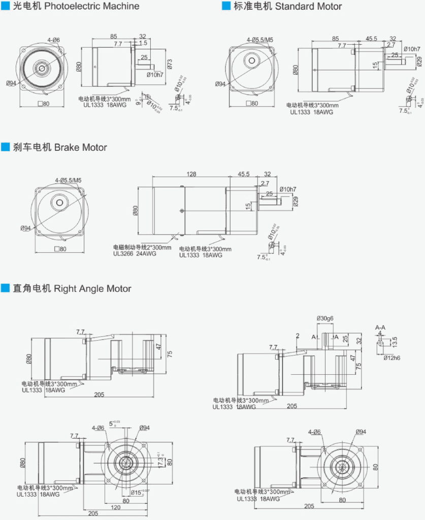 25W Micro Constant Speed Motor - HM Motor